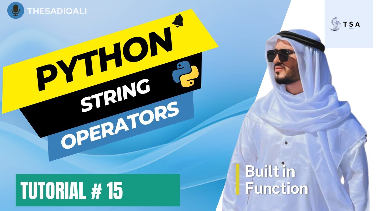 Strings Operators In Python Explained With Programs Python Tutorial
