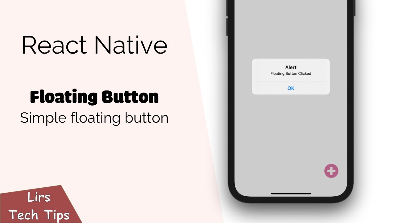 React Native Floating Button Youtube