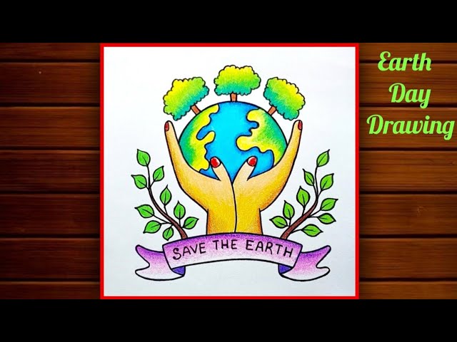 Save Mother Earth Poster Making