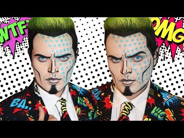 Comic Book Character Makeup Comic Book Characters Face Makeup By