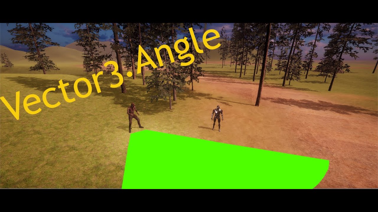 Unity Scripting Vector3 Angle Youtube