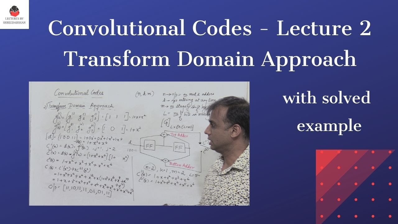 Convolutional Codes Lecture 2 Transform Domain Approach With