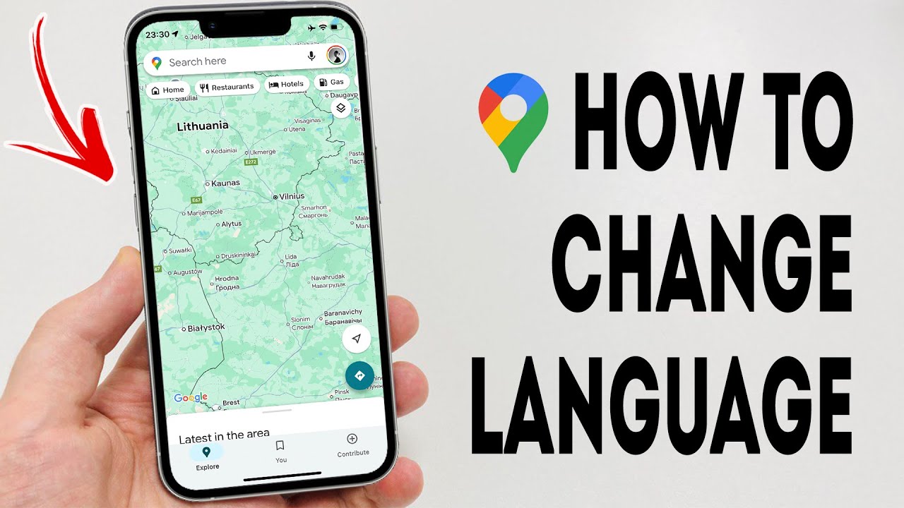 How To Change Language In Google Maps On Iphone Full Guide Youtube