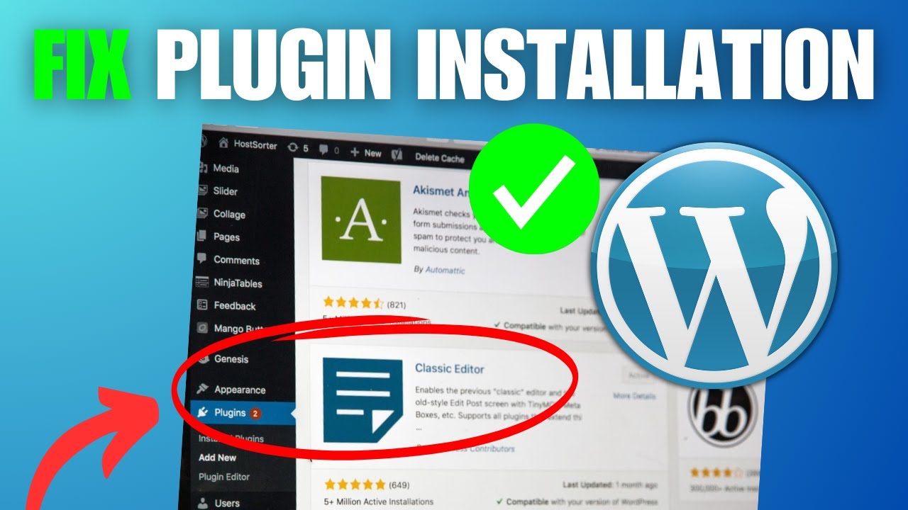 Can T Upload Plugins In Wordpress How To Fix Youtube