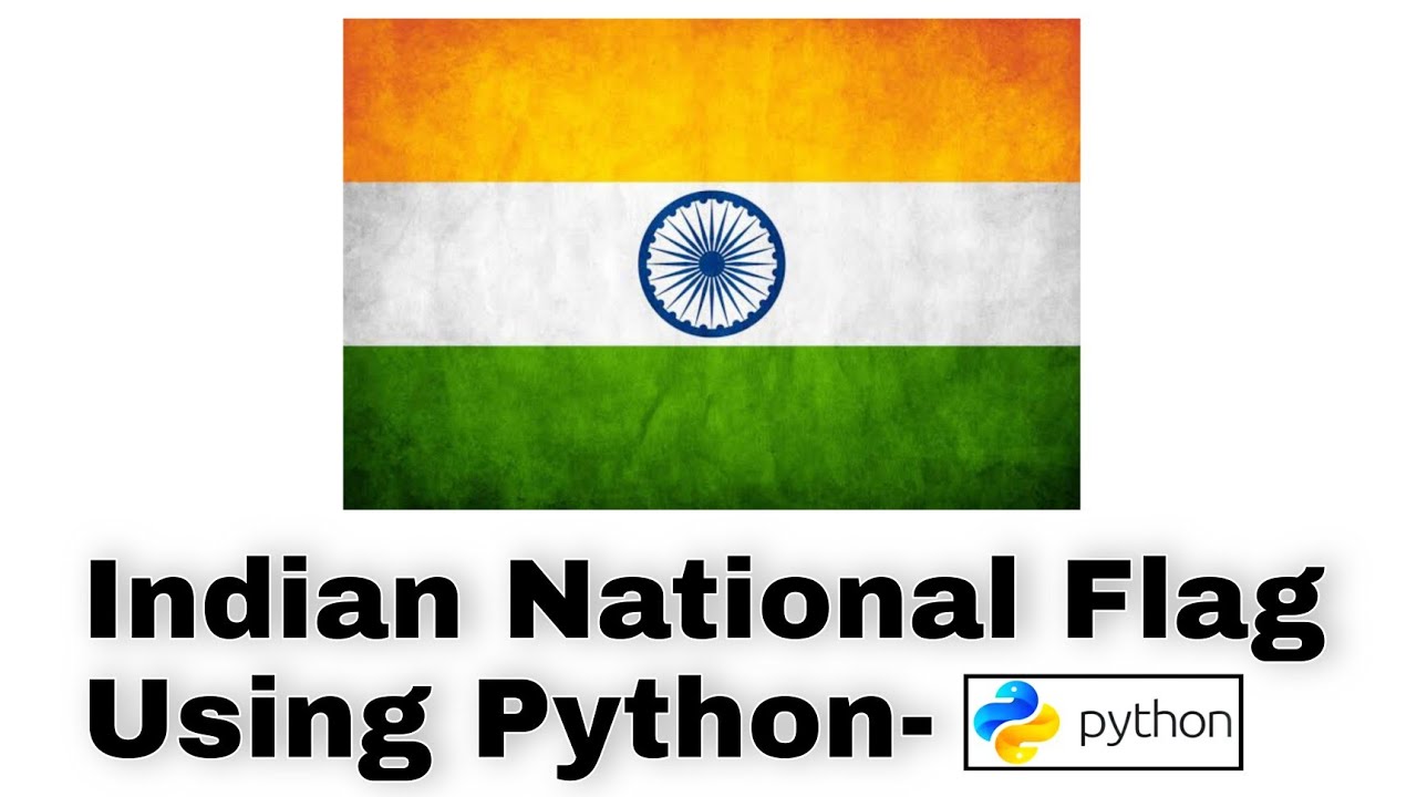 Happy Independence Day Drawing Indian National Flag рџ рџ і Using Python