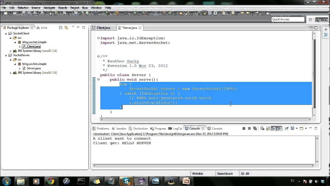 Network Programming 2 Simple Socket Youtube