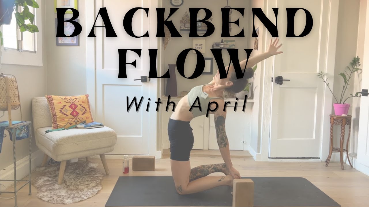 Backbend Yoga Flow 45 Minute All Levels Yoga Youtube