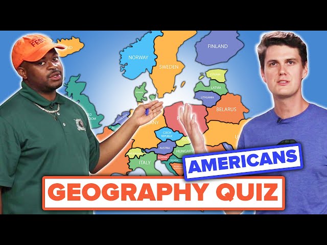 Americans Try To Label A Map Of Euro English Esl Video Lessons