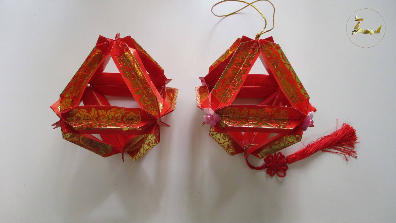 How To Make 12 Unit Hongbao Lantern Cny Tutorial No 113 Youtube