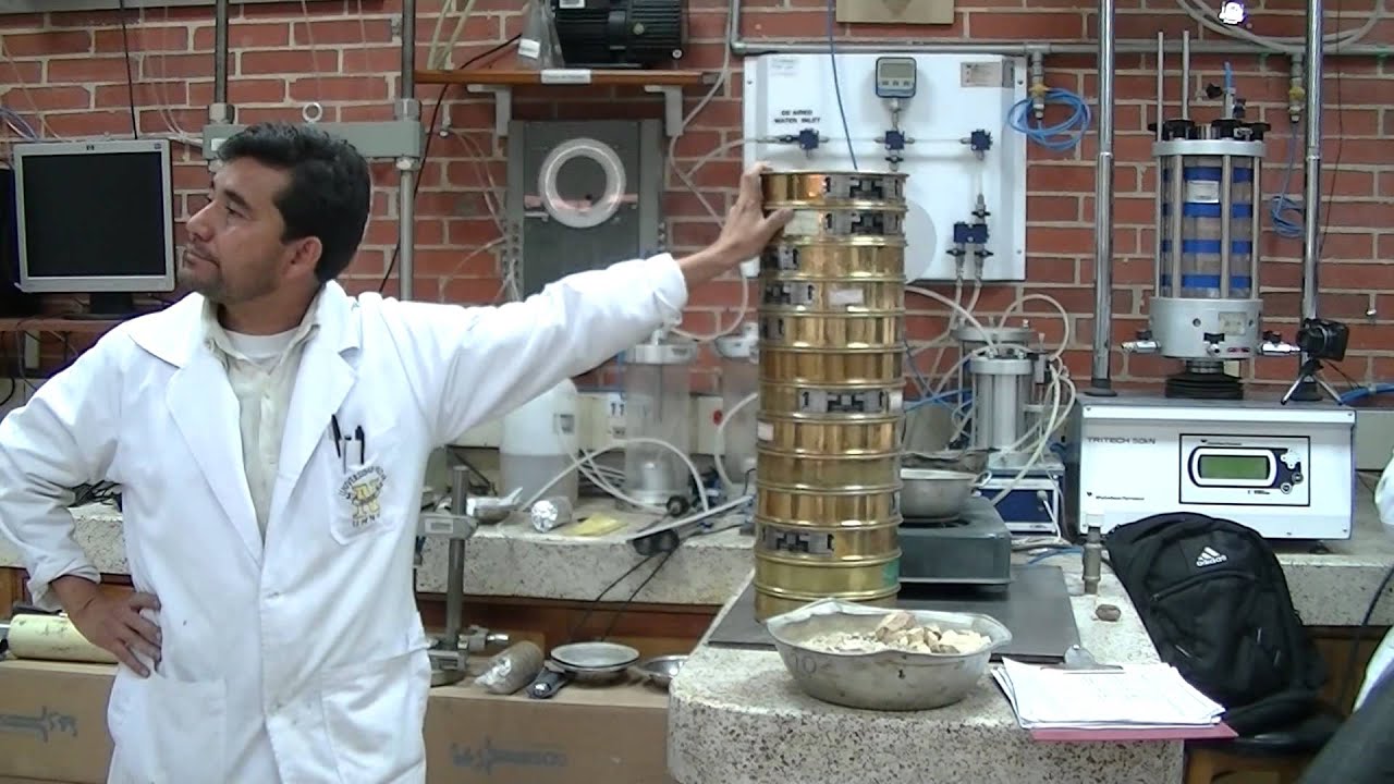 Práctica N 1 Ensayo Análisis Granulométrico Por Tamizado Youtube
