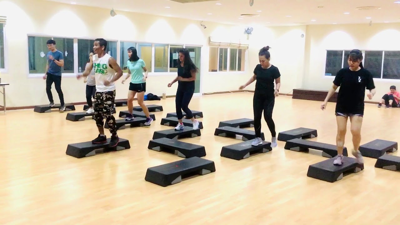 Power Step Class With 5 Step By Kru A At Janya Sports Club Youtube