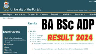 Ba Bsc Results 2024 Adp Results 2024 Ada Ads Adc Results 2024 ...