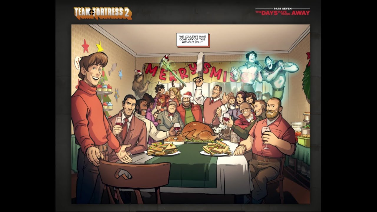 Team Fortress 2 Christmas Tf2 Comic 7 Finale Dub Youtube