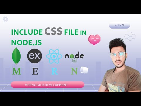 Include Css File In Node Js Express Js Youtube