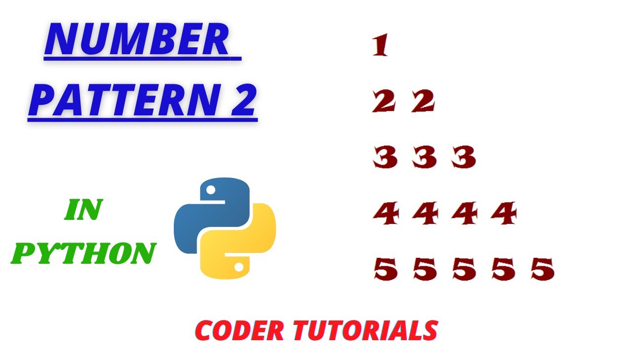 Rectangular Numbers Pattern In Python At Lucinda Pell Blog