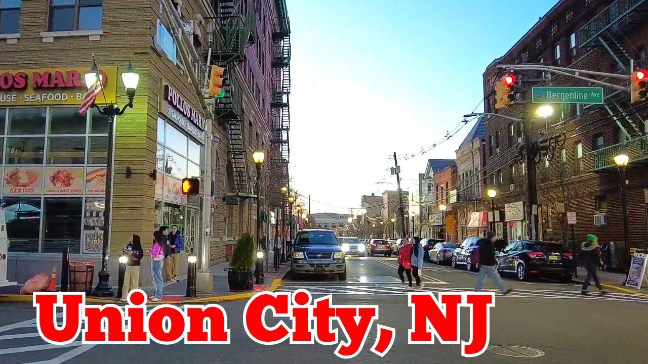 Walk Tour In Union City New Jersey Usa Some Of The Streets In The