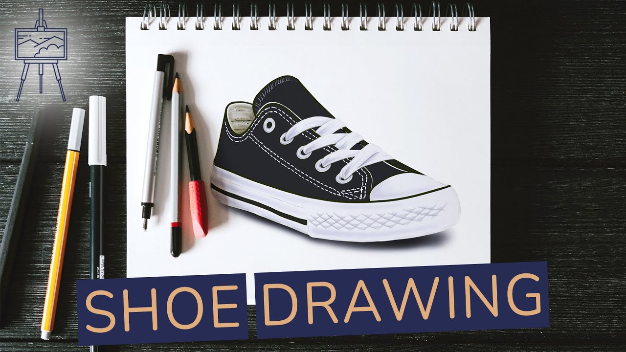 How To Draw Shoes Step By Step Youtube