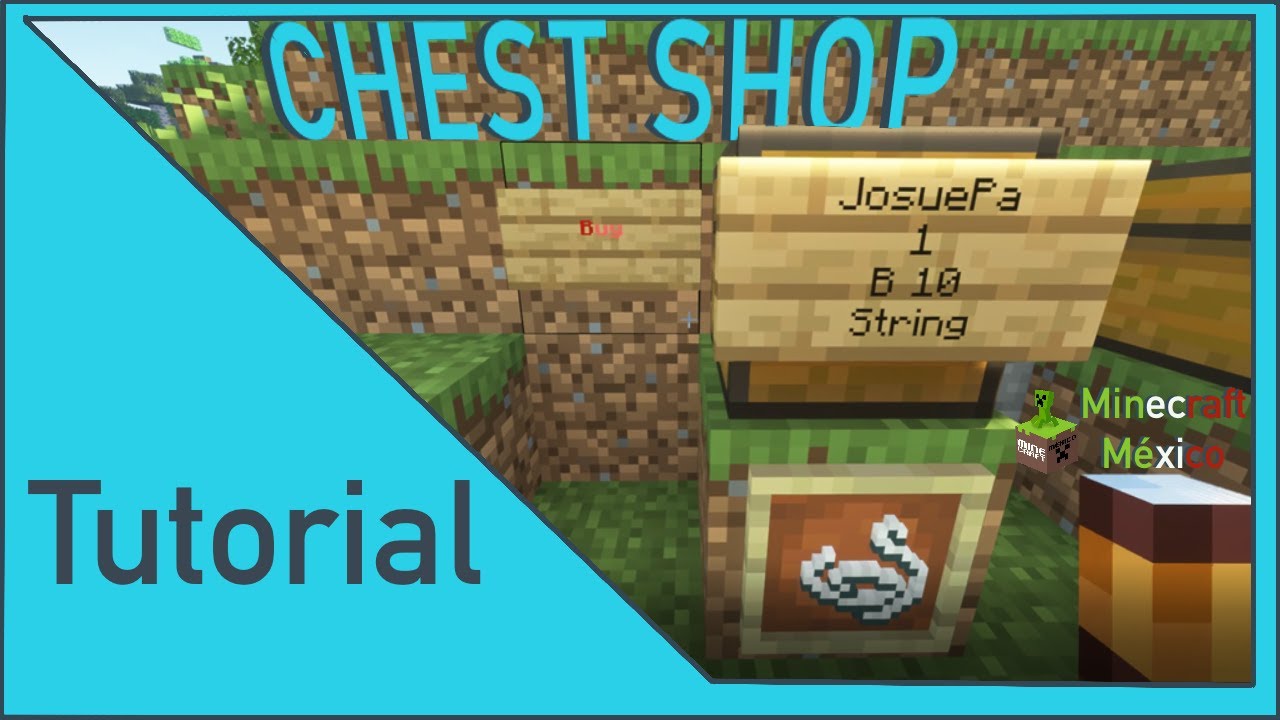 Chestshop Tutorial Youtube