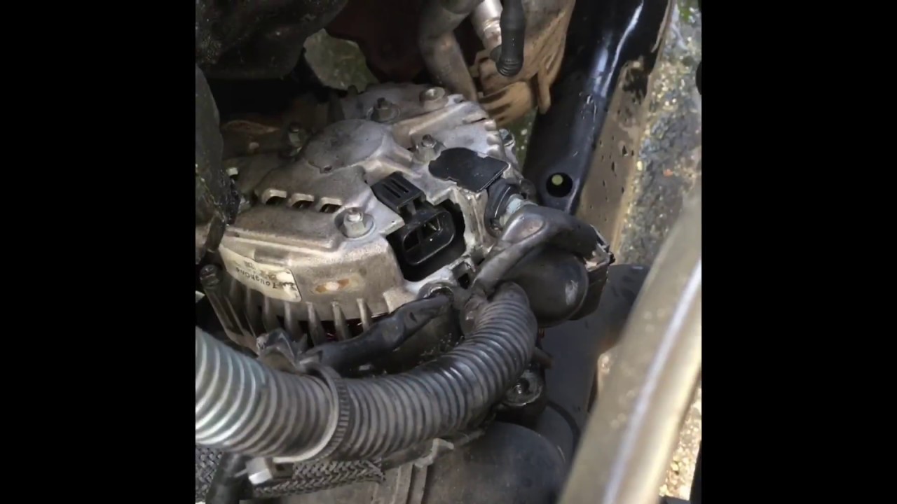 Nissan Altima 3 5l V6 Alternator Replacement Ptar Youtube
