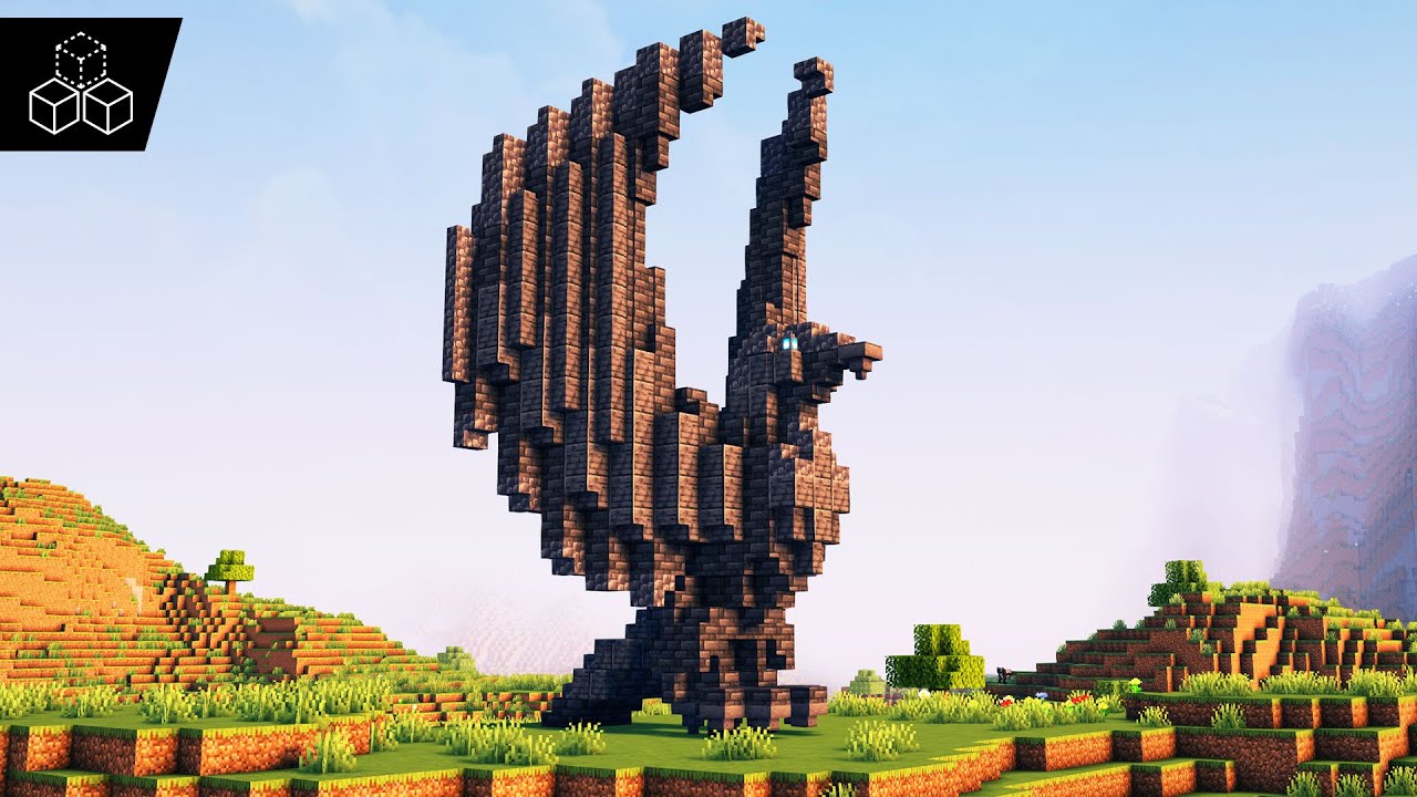 How To Build An Eagle Statue Minecraft Tutorial Youtube