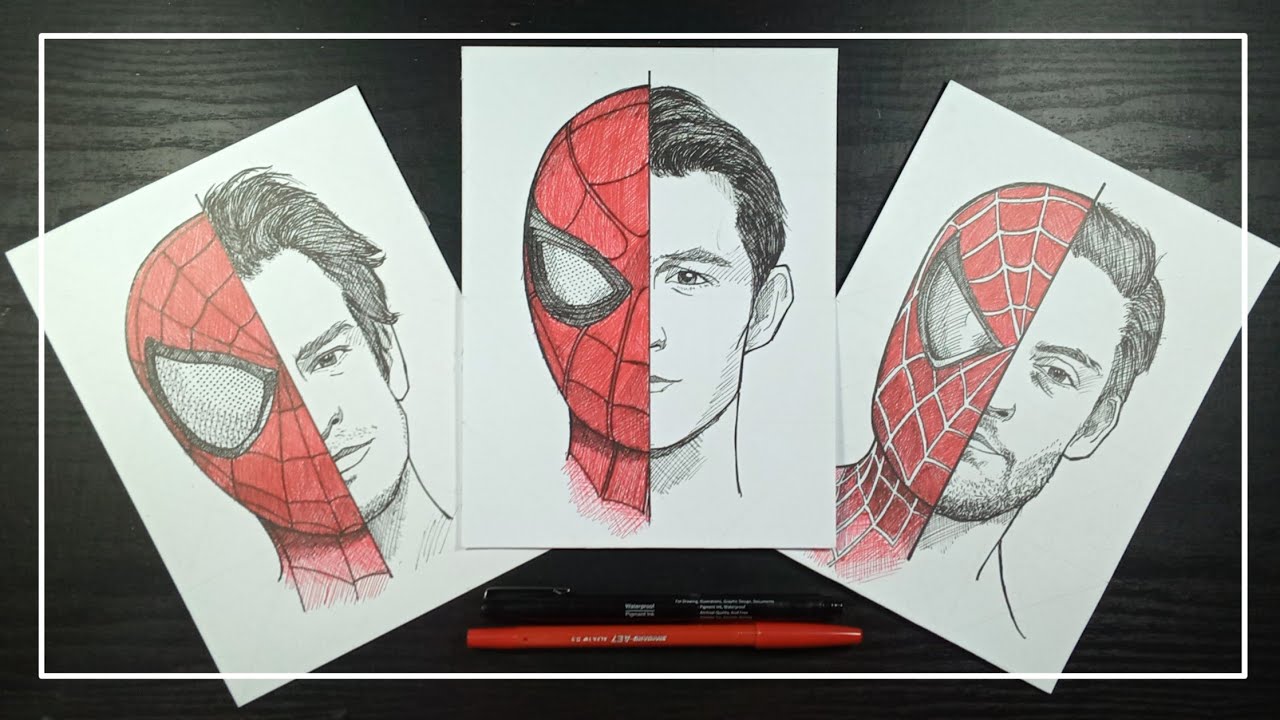 Drawing Spider Man No Way Home Youtube