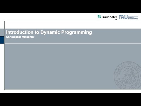 2 01 Introduction To Dynamic Programming Youtube