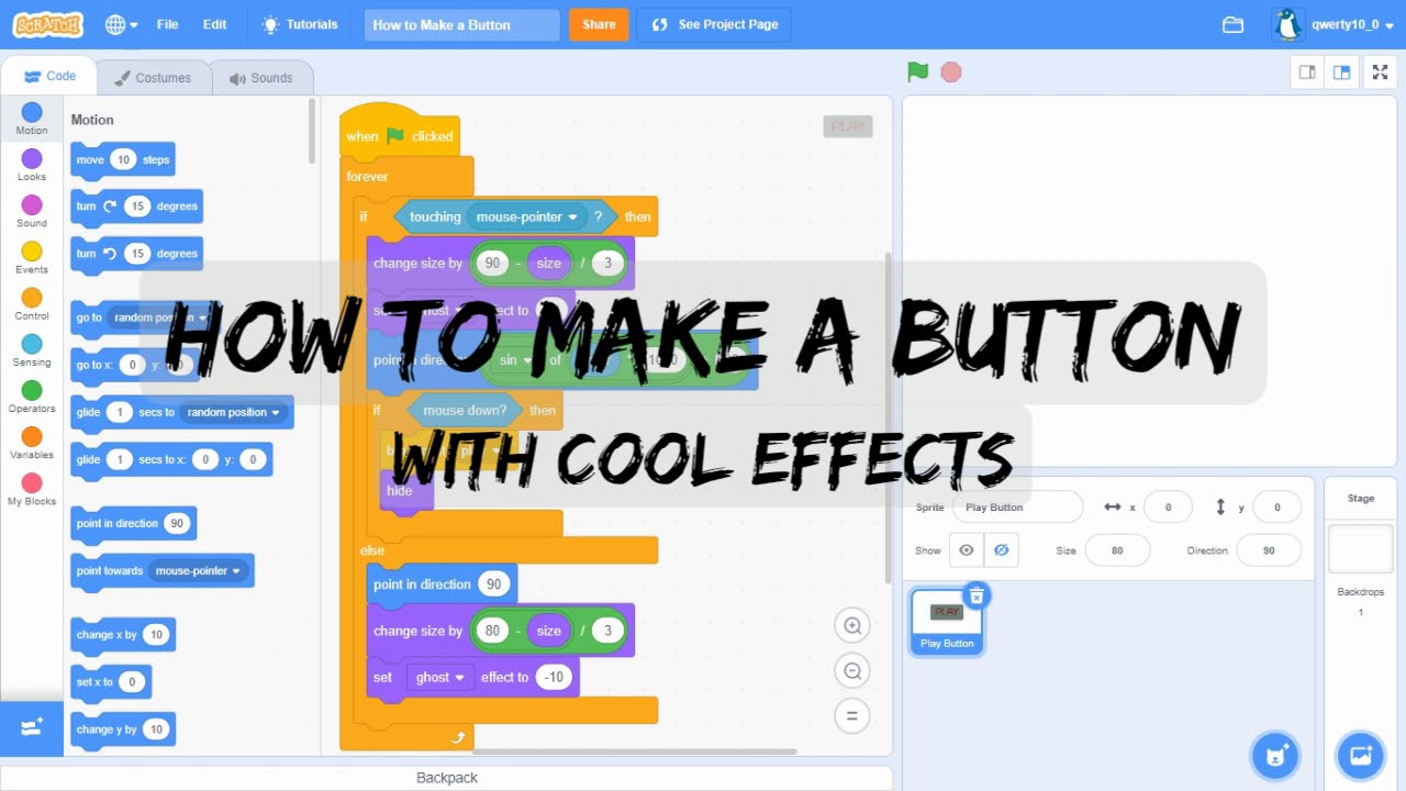 How To Make A Toggle Button In Scratch At Michael Robin Blog