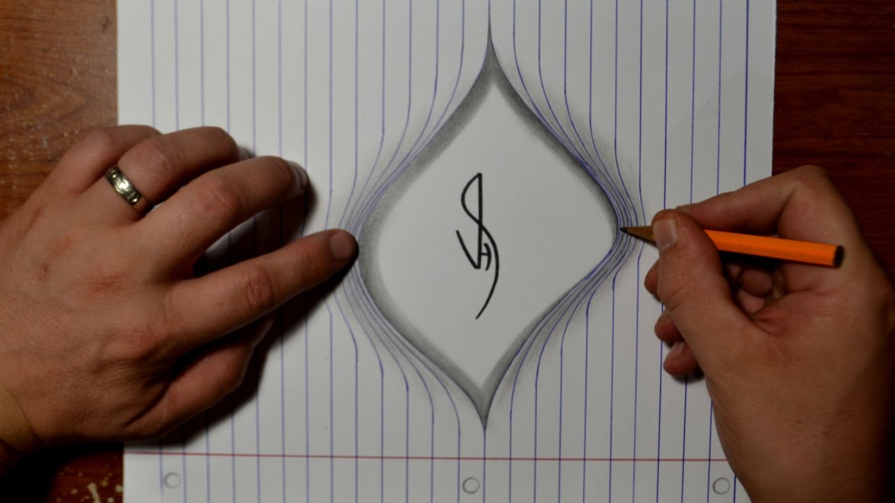 Drawings On Lined Paper Easy At Donald Hammond Blog