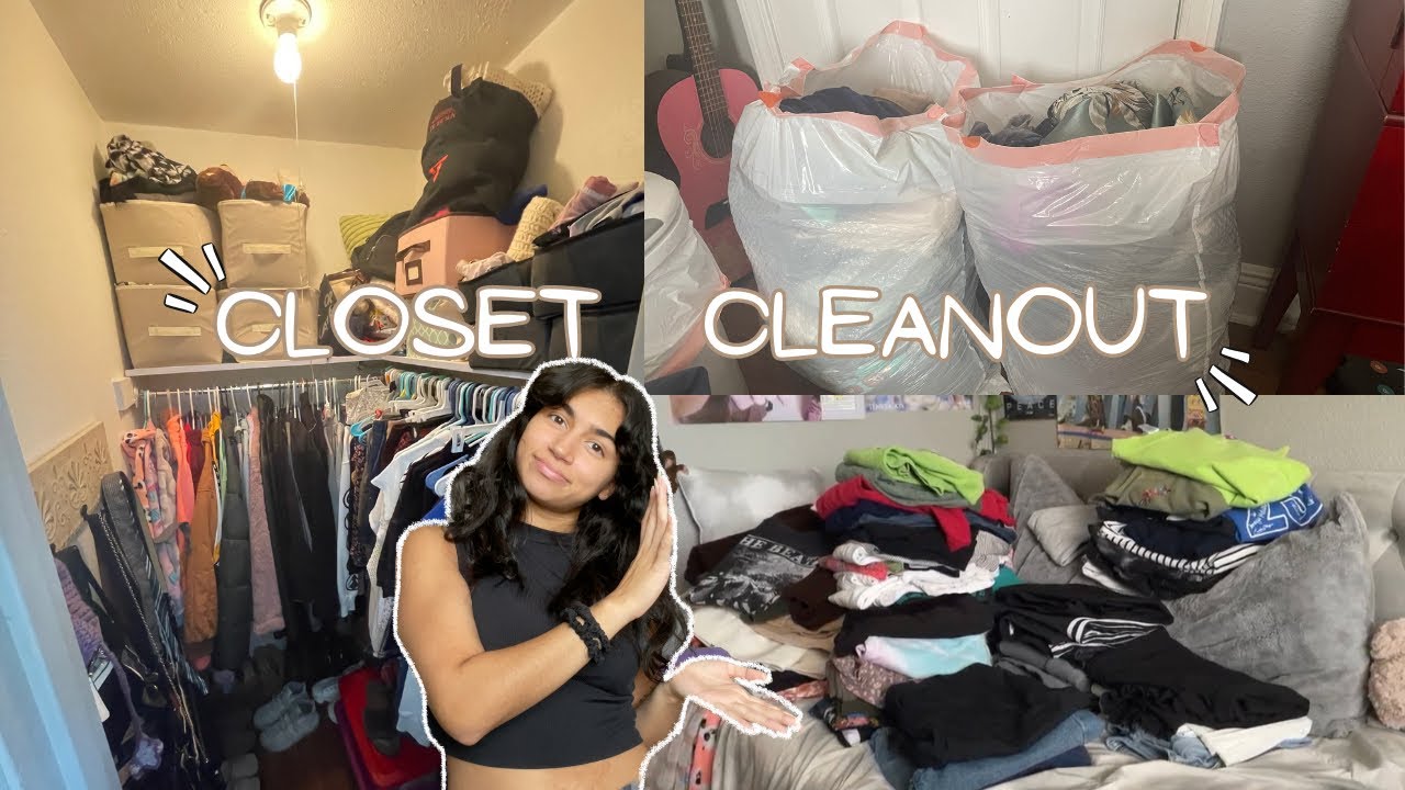 Closet Cleanout Decluttering Reorganizing Youtube