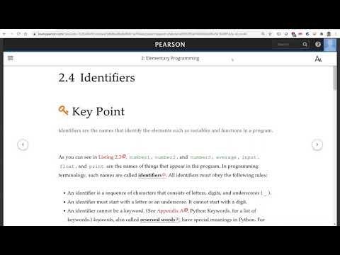 Daniel Liang Python Section 2 4 Youtube