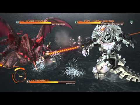 Godzilla Ps4 Versus Mode Destroyah Vs Spacegodzilla Vs Kiryu Youtube