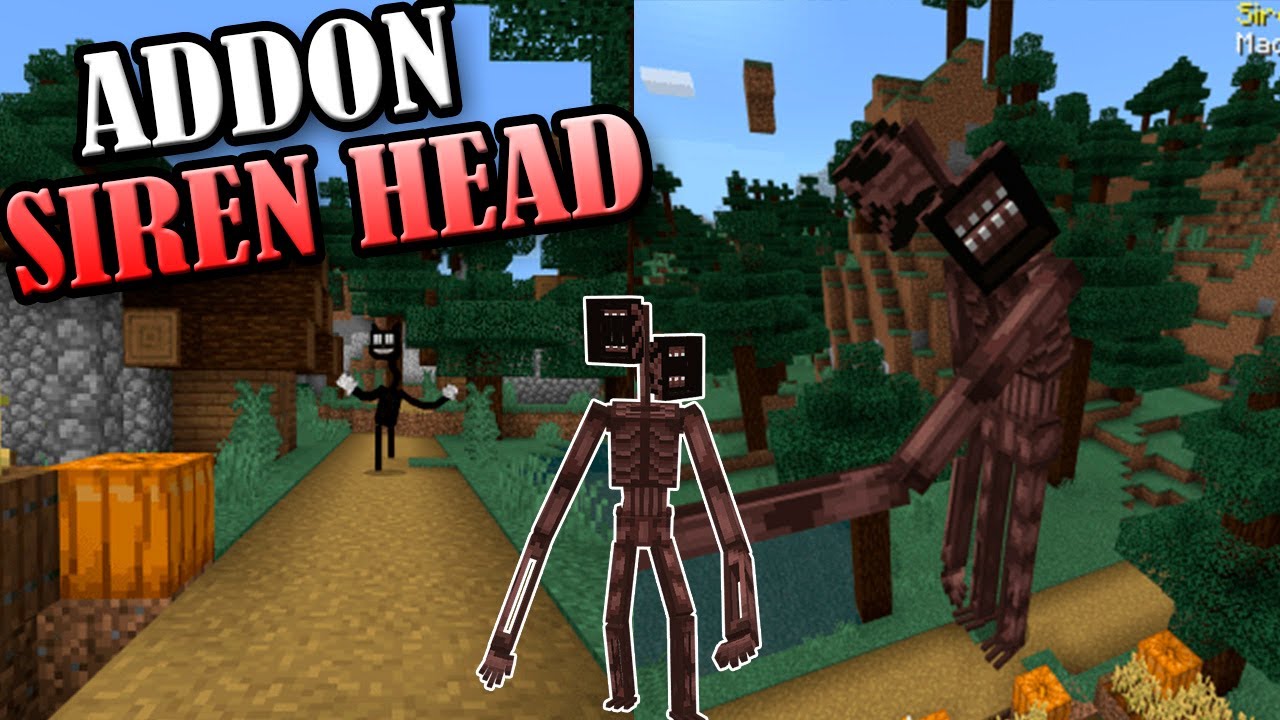 Addon Siren Head Minecraft Pe 1 16 200 Minecraft Bedrock 1 16 200