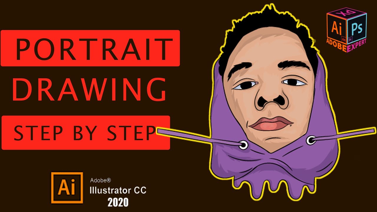 Vector Art Vector Portrait Cartoon Yourself Adobe Illustrator
