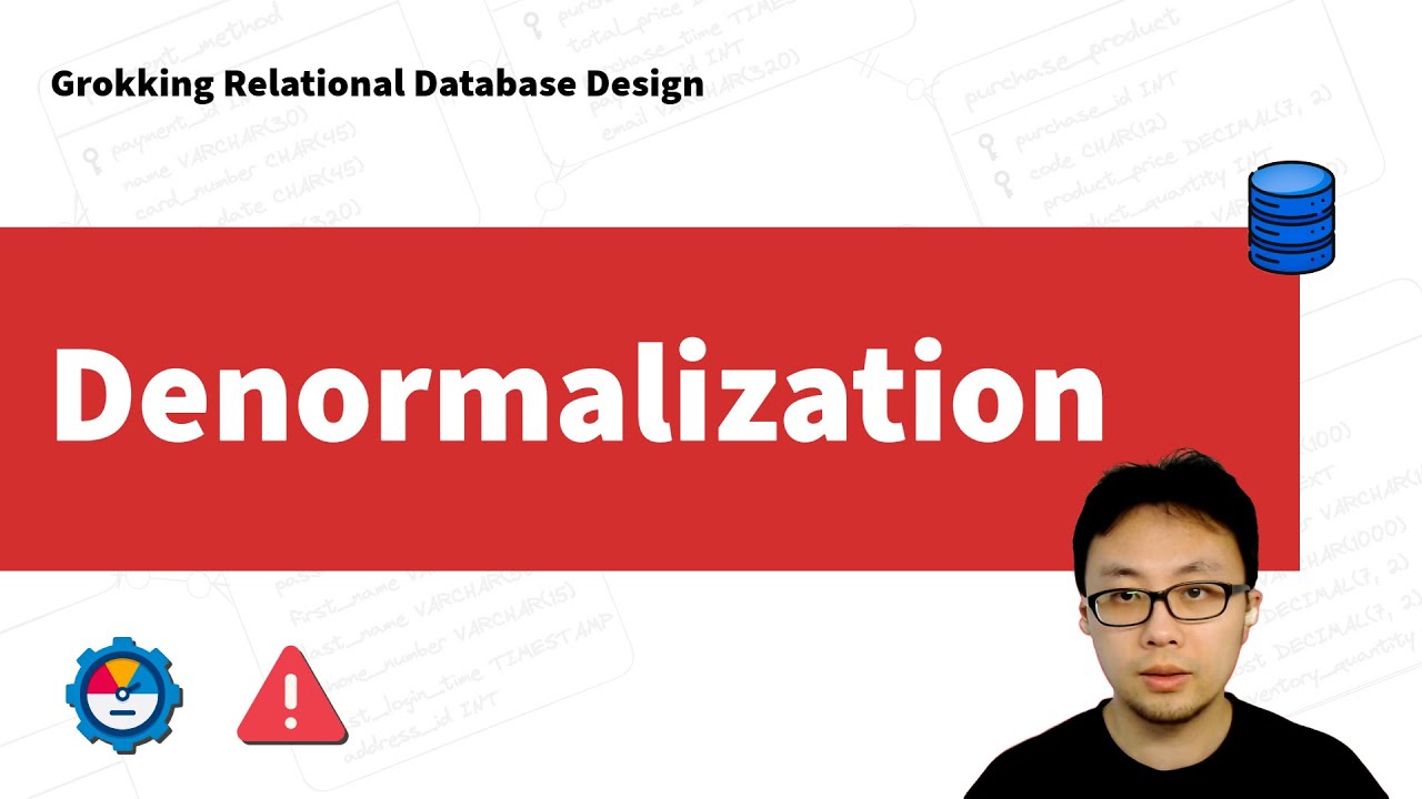 Understanding Denormalization In Database Design Youtube