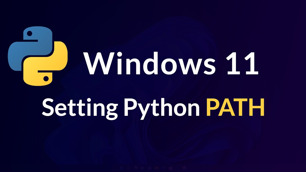 Faster Way To Set Python Path On Windows Python Path Windows 11 Pbff