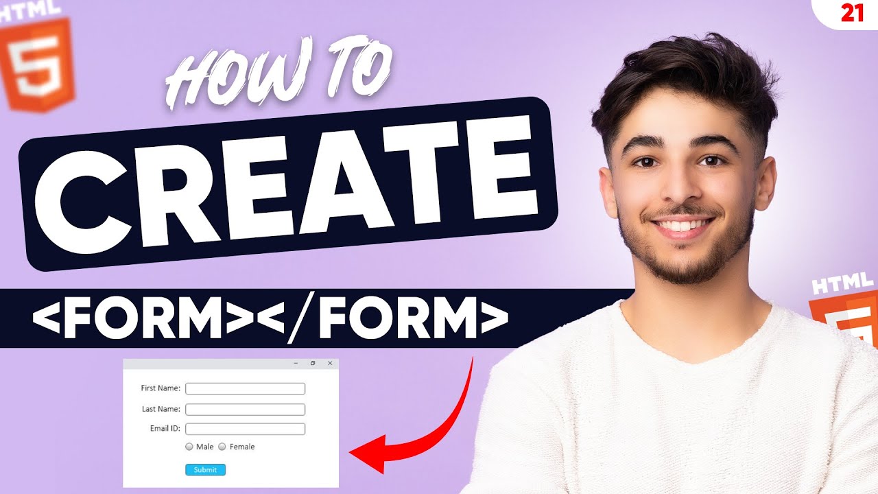 How To Create Html Form Basic Html Form Tutorial With Input Label