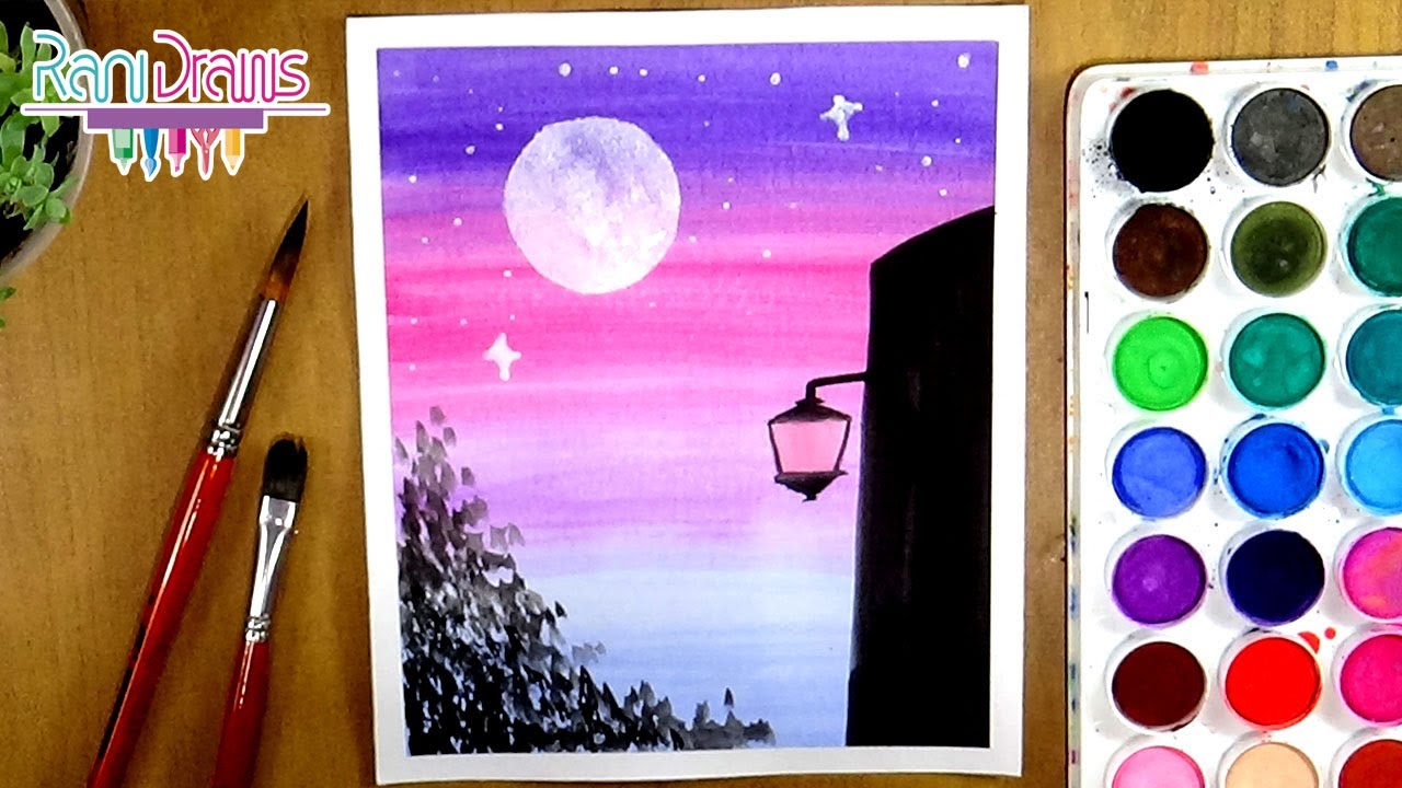 Paisaje De Acuarela Para Principiantes