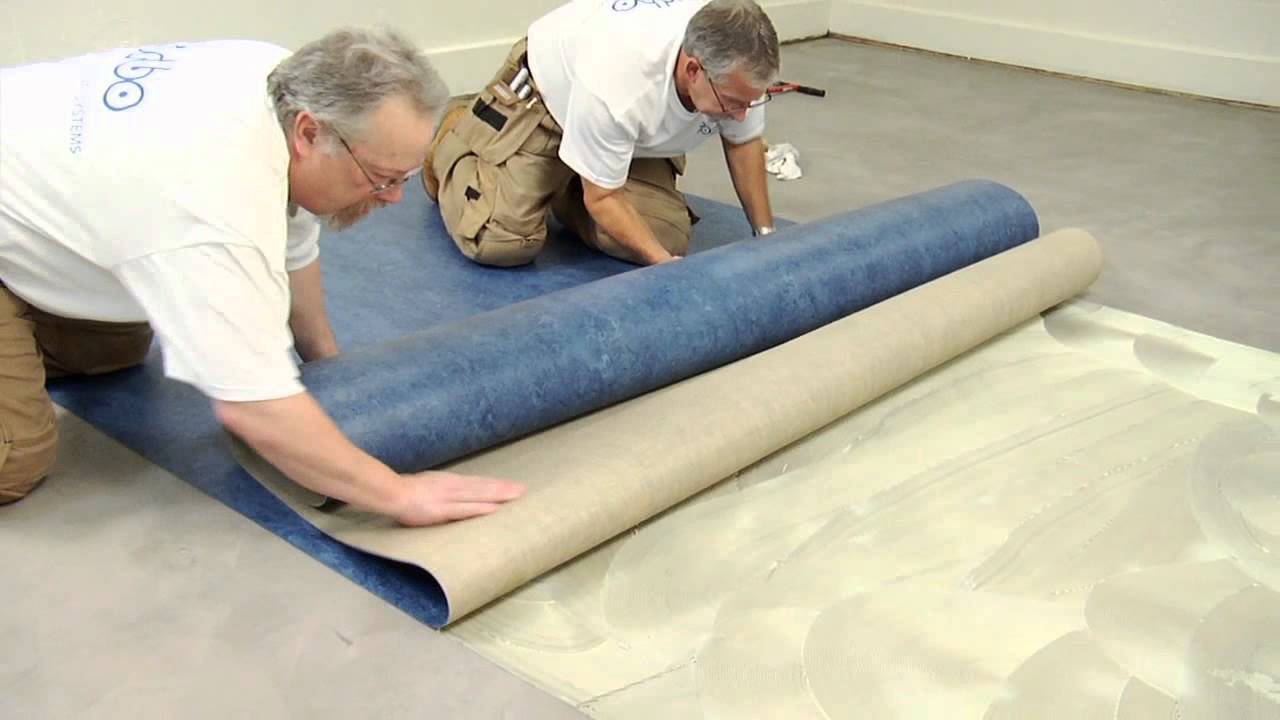 Forbo Marmoleum Sheet Installation Video Youtube