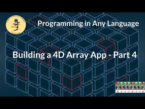 Building A 4 D Array App Part 4 Youtube