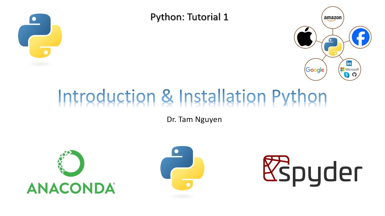 Python Tutorial 1 Introduction And Installation Anaconda Including