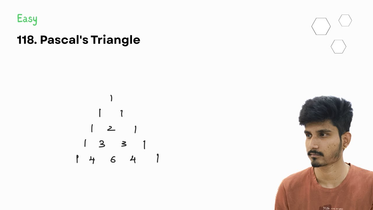 Leetcode 118 Pascal S Triangle Java Solution Explained Line By Line