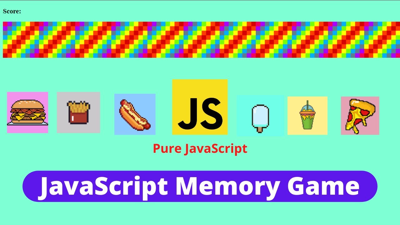 How To Create Javascript Memory Game Card Matching Game Javascript