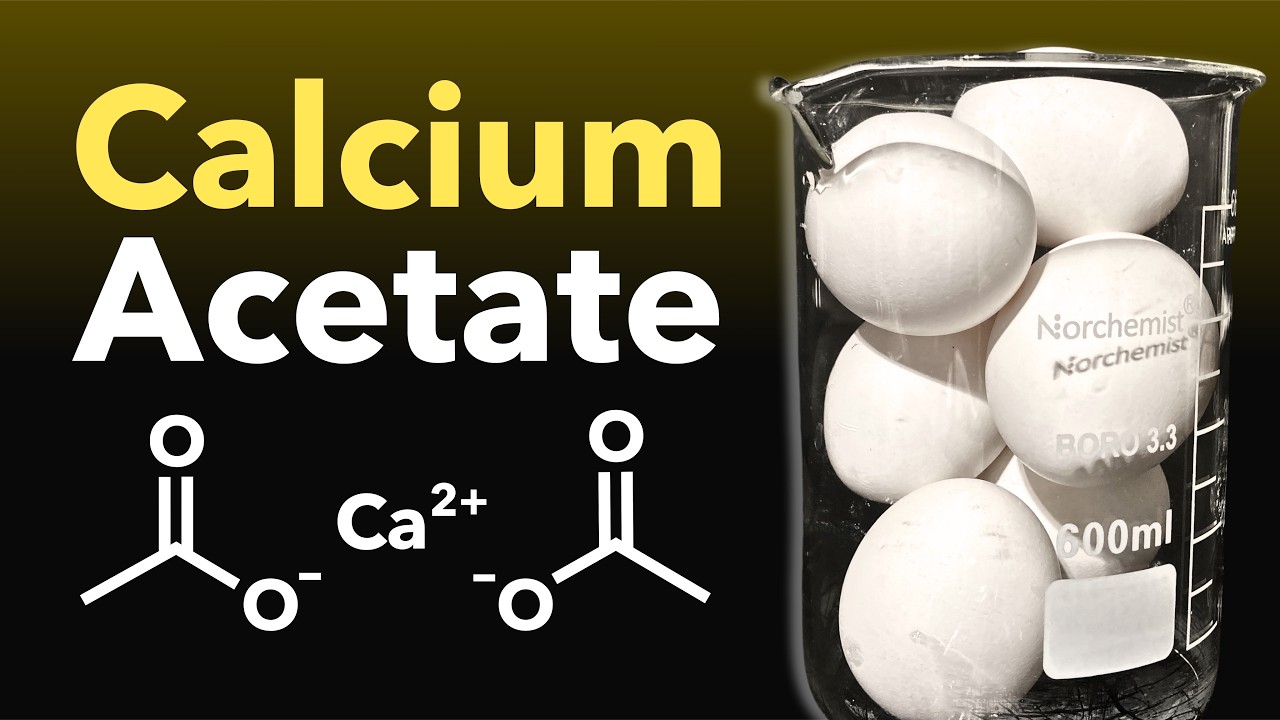Turning Eggshells Into Calcium Acetate Powder Fertilizer For Plants