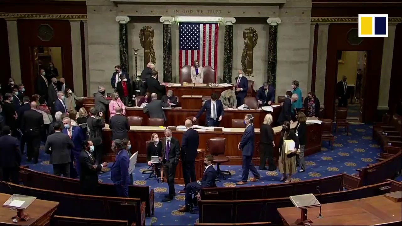 Live Us Congress Resumes Debate After Capitol Assault Youtube