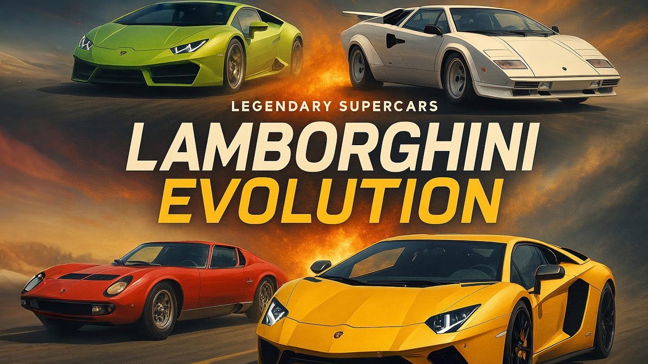 Lamborghini Evolution 60 Years Of Legendary Supercars Youtube
