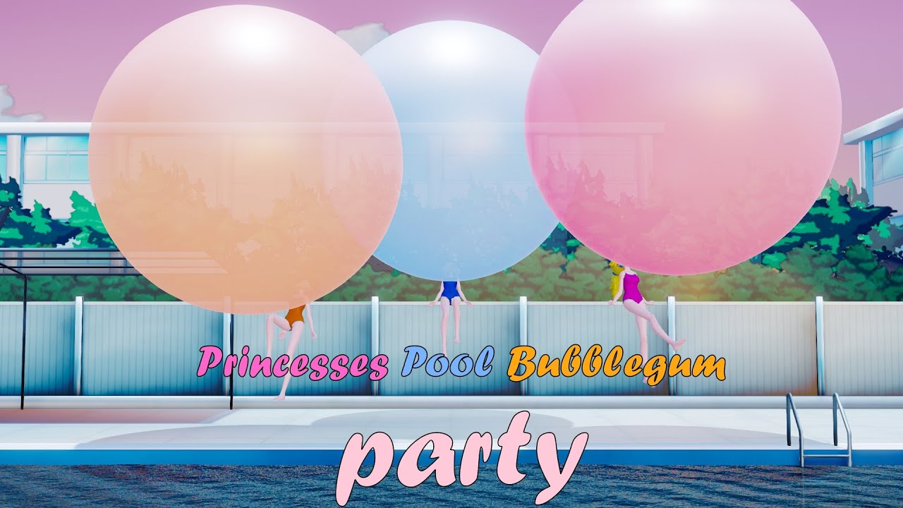 Req Princesses Pool Bubblegum Party Youtube