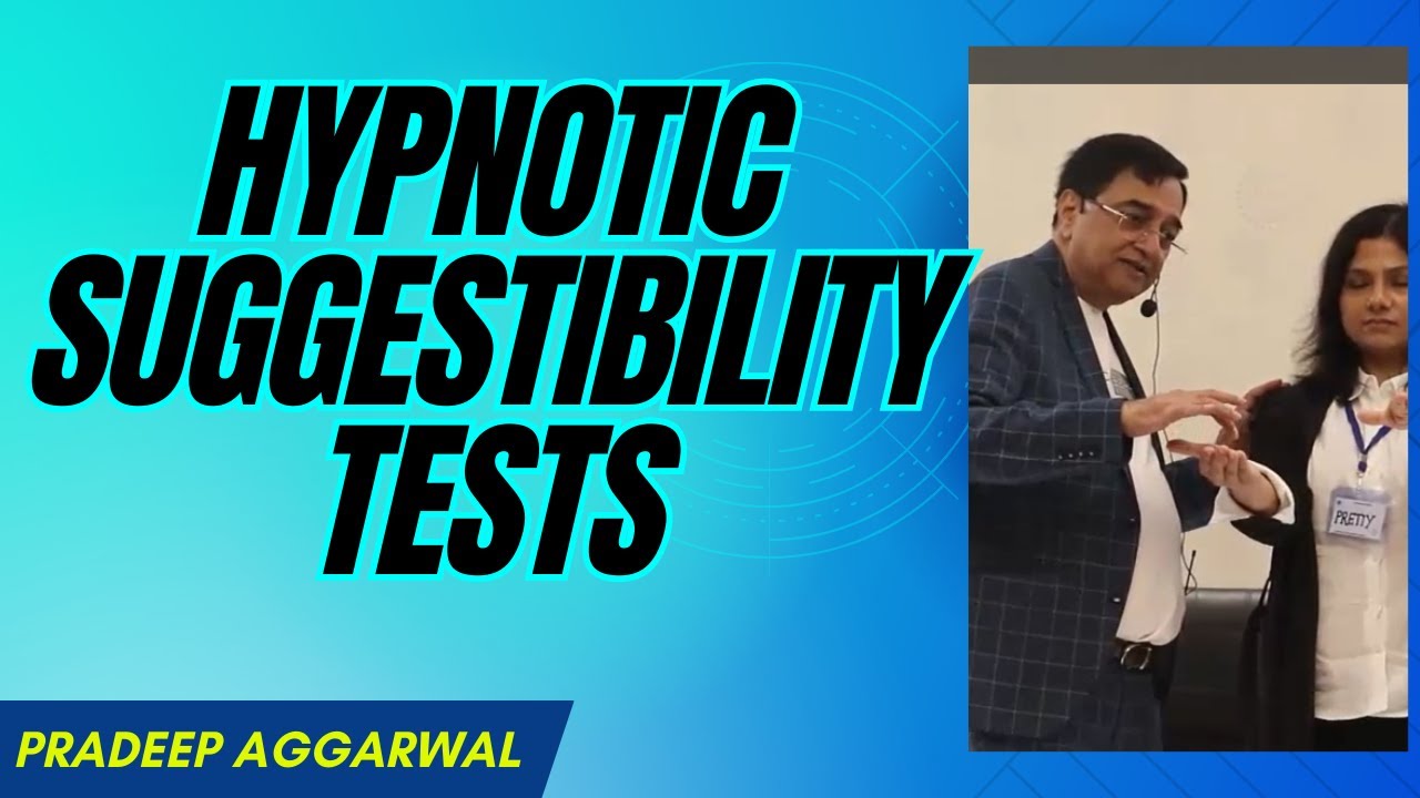Hypnotic Suggestibility Tests Demo From Live Workshop By Pradeep