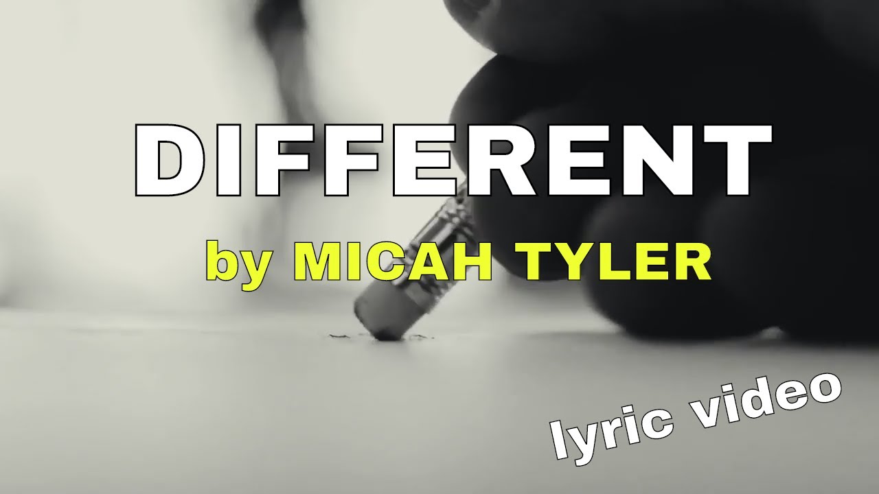 Different By Micah Tyler Lyric Video Christian Worship Music Youtube