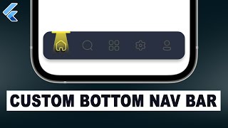 Create Animated Bottom Navigation Bar In Flutter With Animated Notch