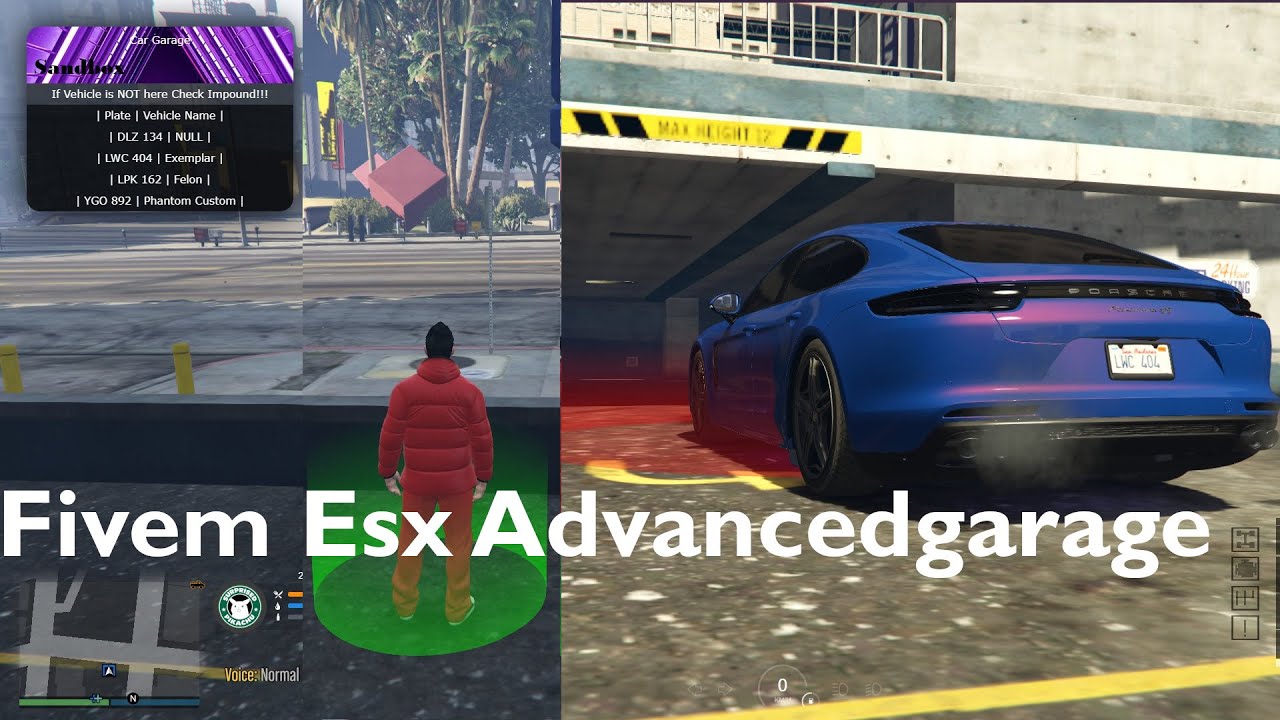 Fivem Esx Advancedgarage Tutorial Fivem Garage System Fivem Server Images